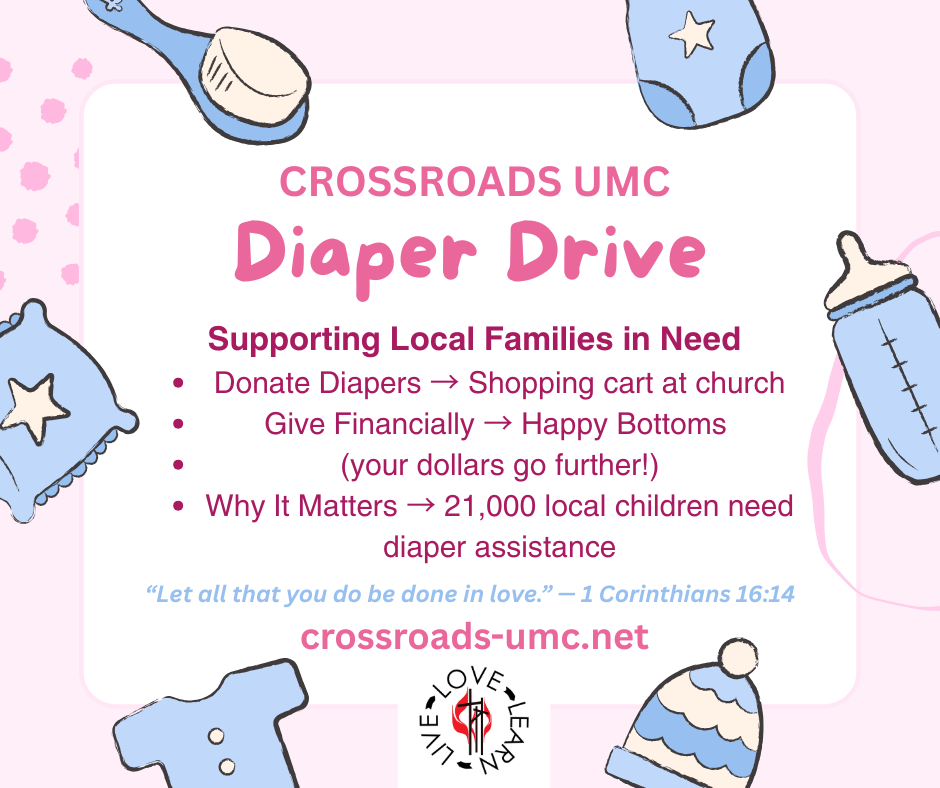 Diaper Drive - CrossRoads United Methodist Church